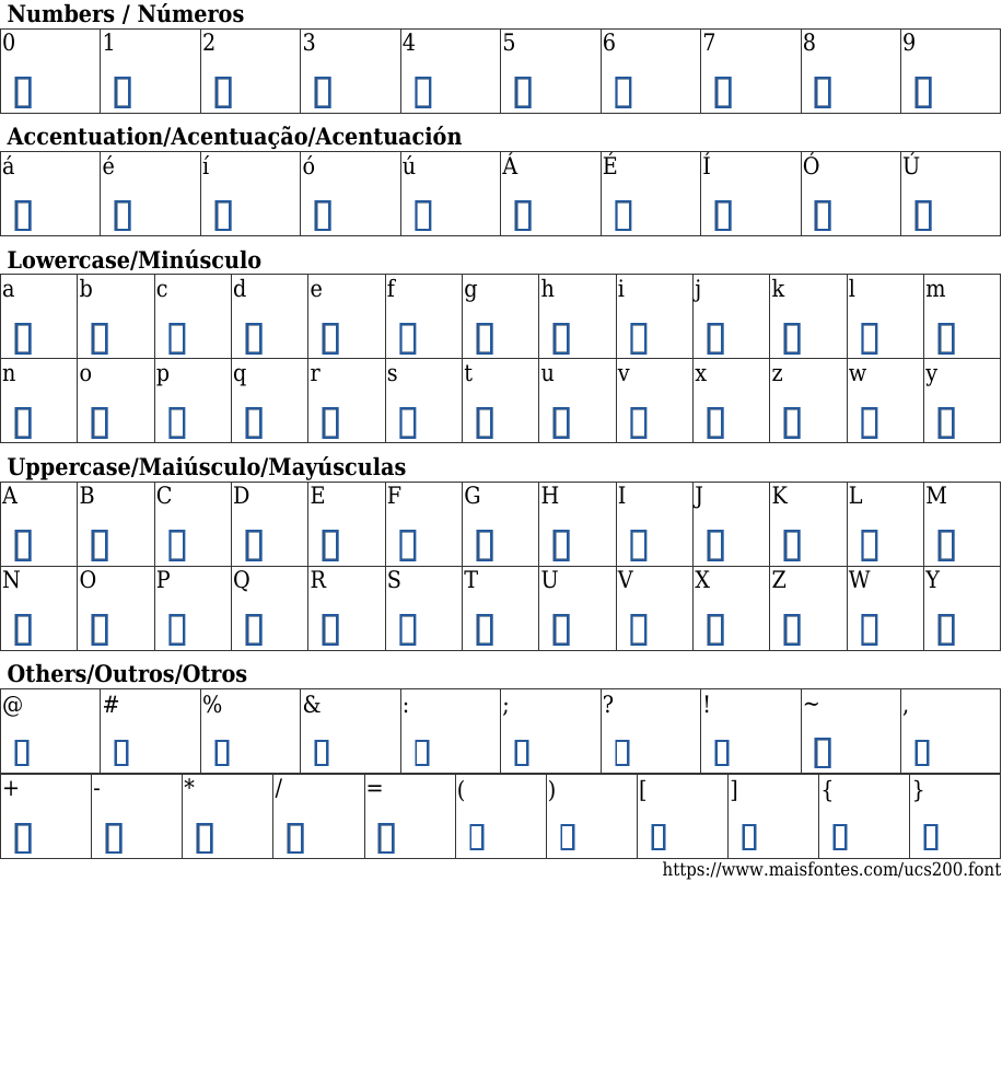Ucs200: Baixar Fonte Grátis | MaisFontes