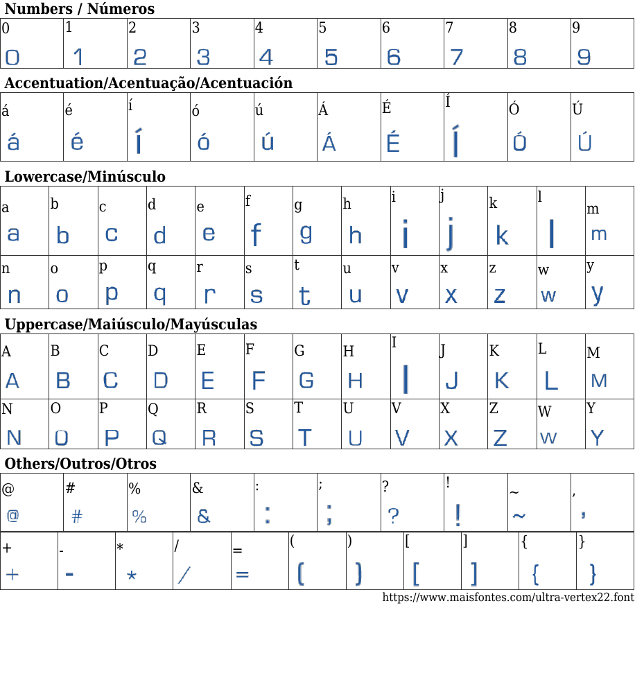 Ultra Vertex 22: Free Font Download | MaisFontes