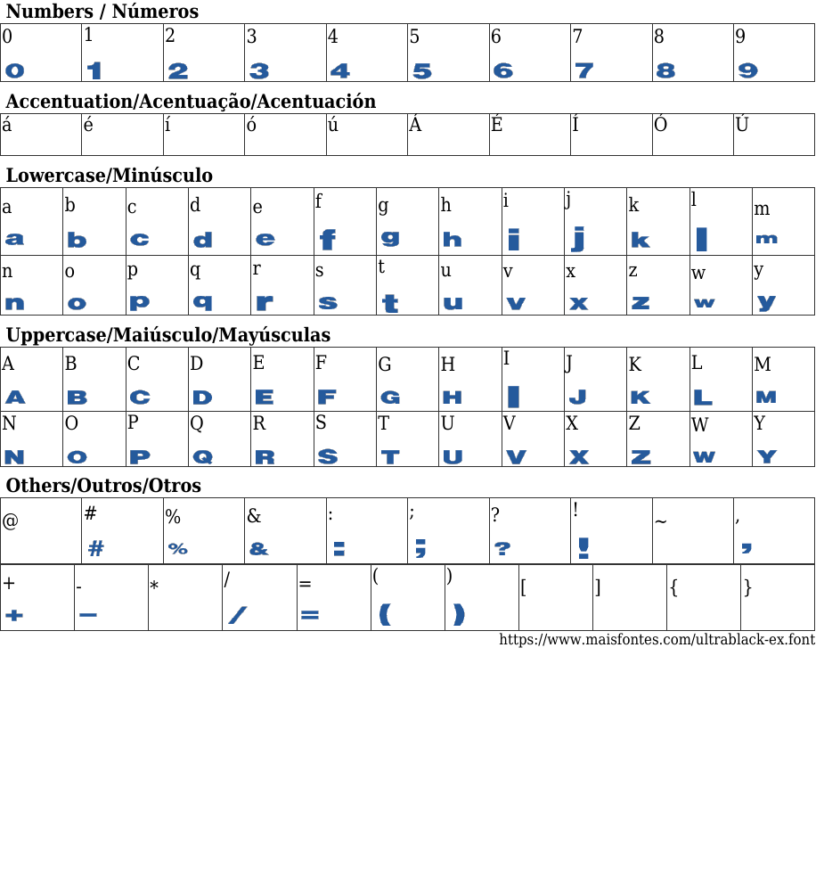 Ultra Black Expanded: Free Font Download | MaisFontes