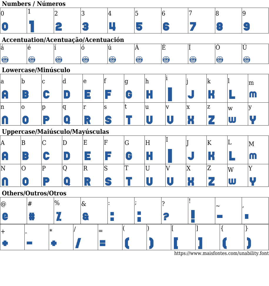 Unability: Baixar Fonte Grátis | MaisFontes