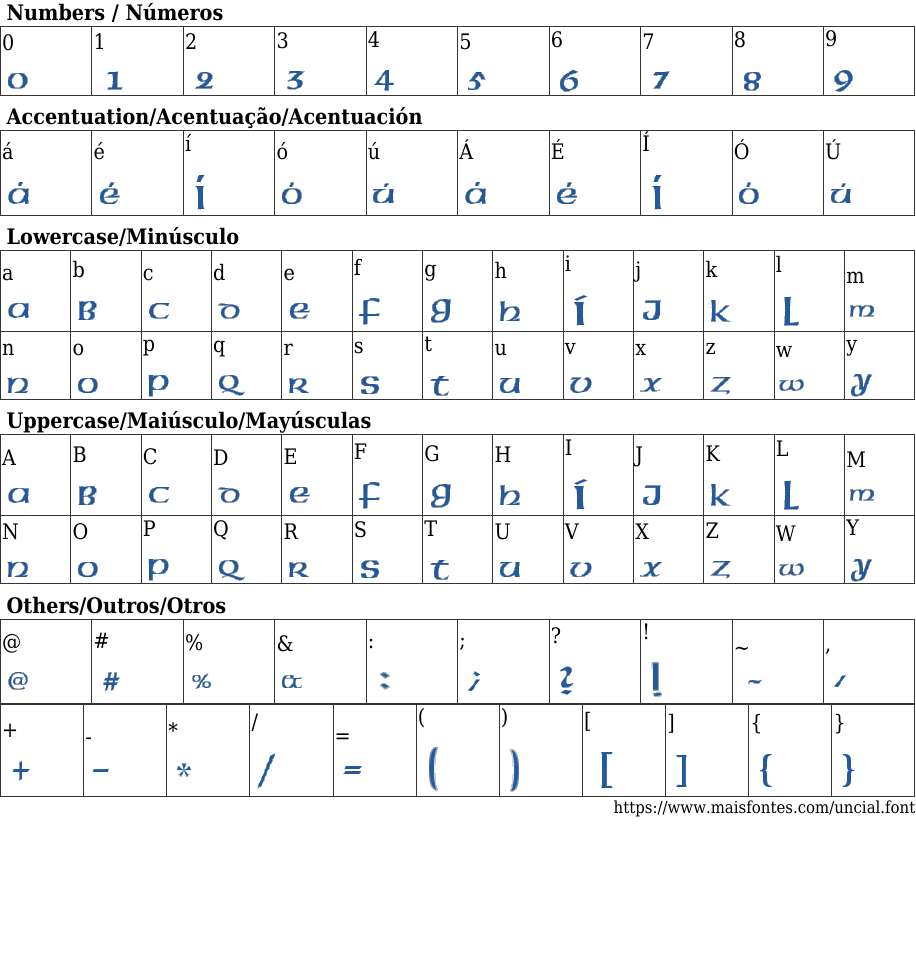 Uncial Font: Free Download | MaisFontes