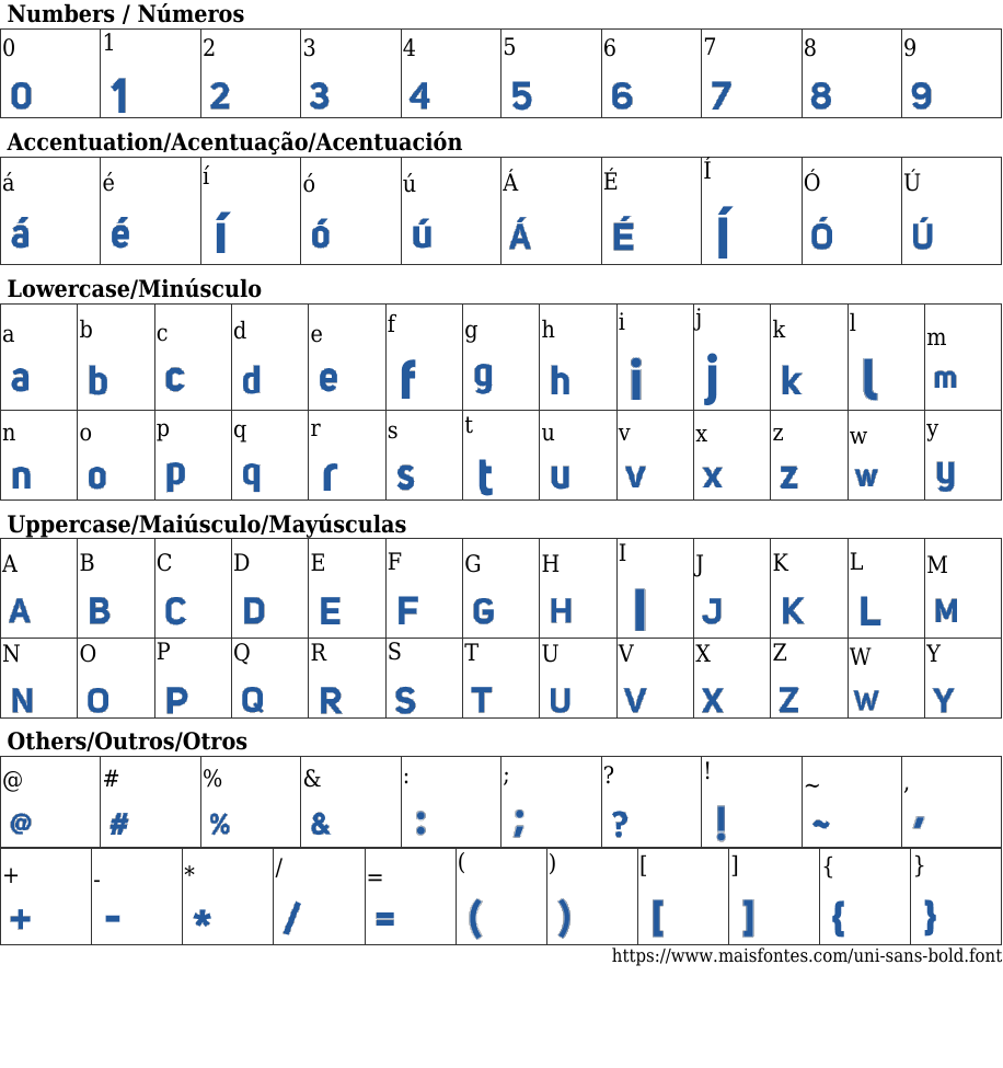 Uni Sans Bold: Download Free Font | MaisFontes