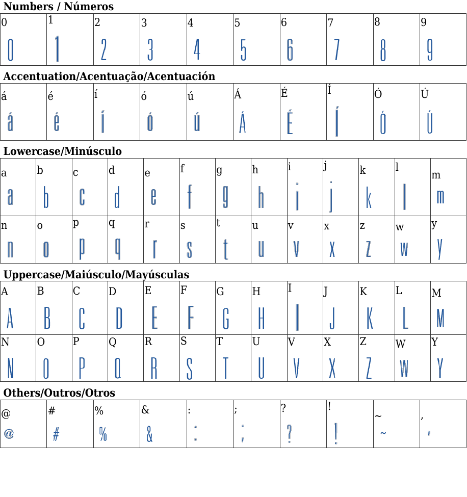 Uniform UltraCondensed Light: Free Font Download | MaisFontes