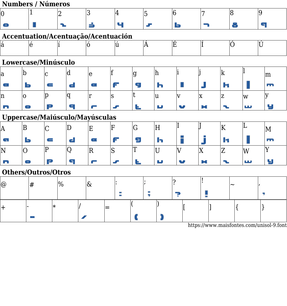 Uni Sol V3: Free Font Download | MaisFontes