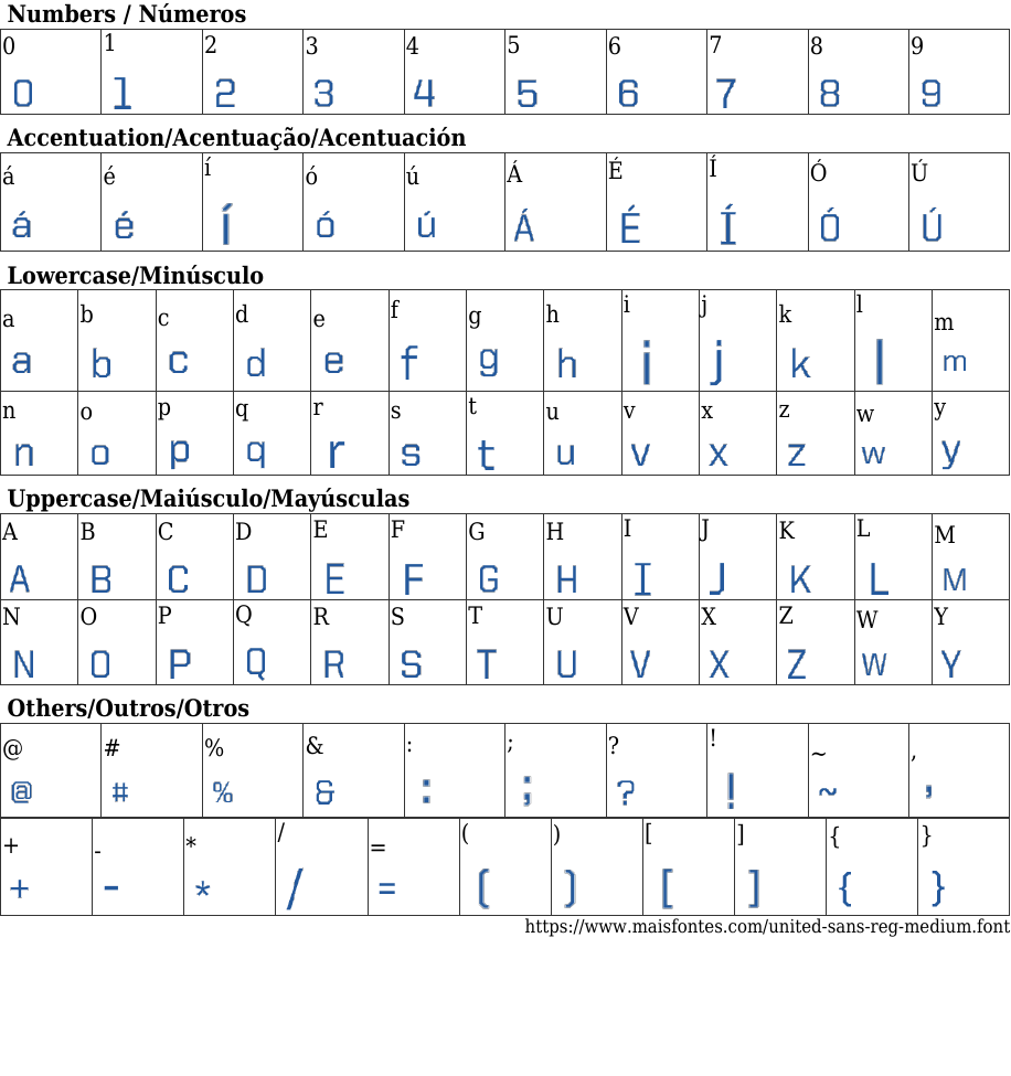 United Sans Regular Medium Font: Free Download | MaisFontes