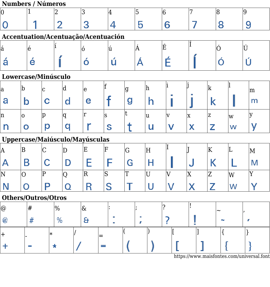 Universal: Download Free Font | MaisFontes