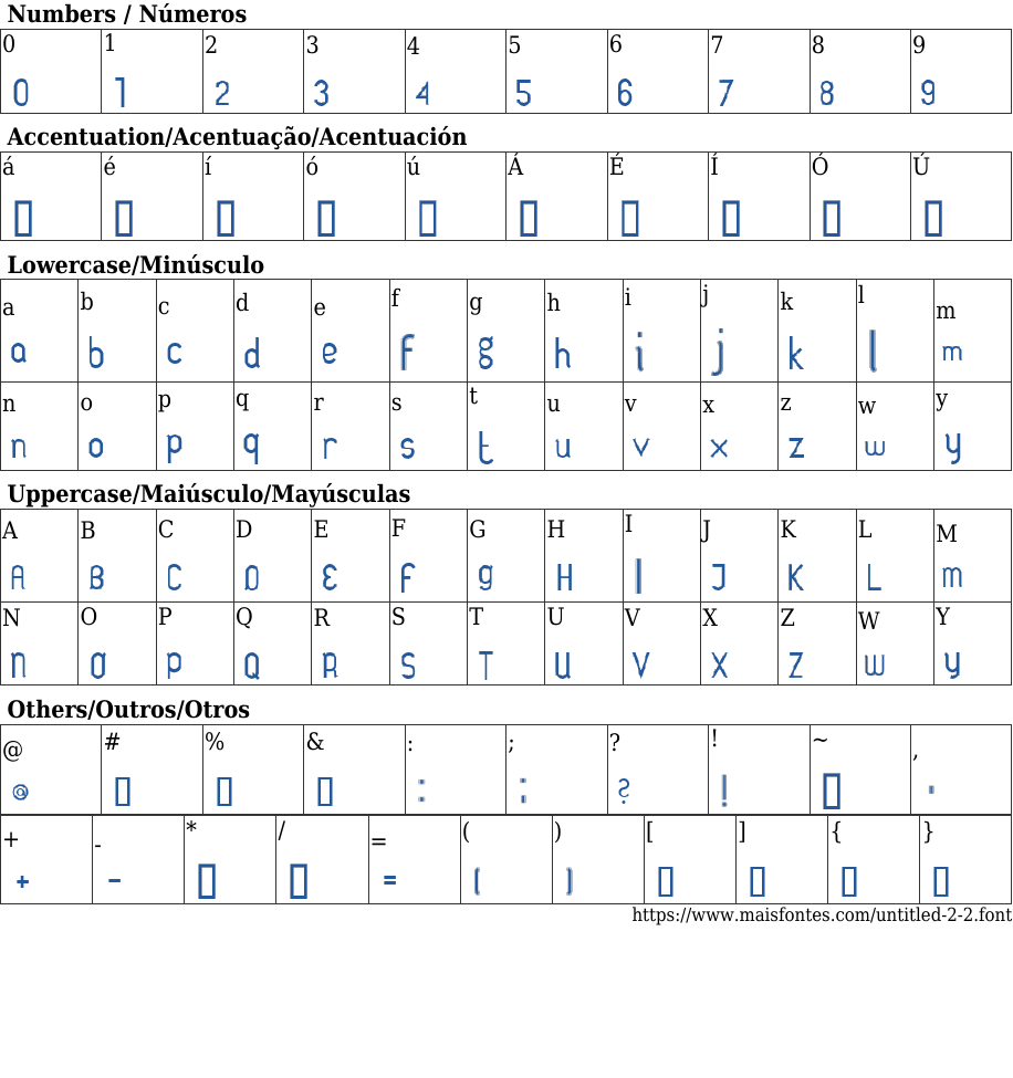 Untitled Standard: Free Font Download | MaisFontes