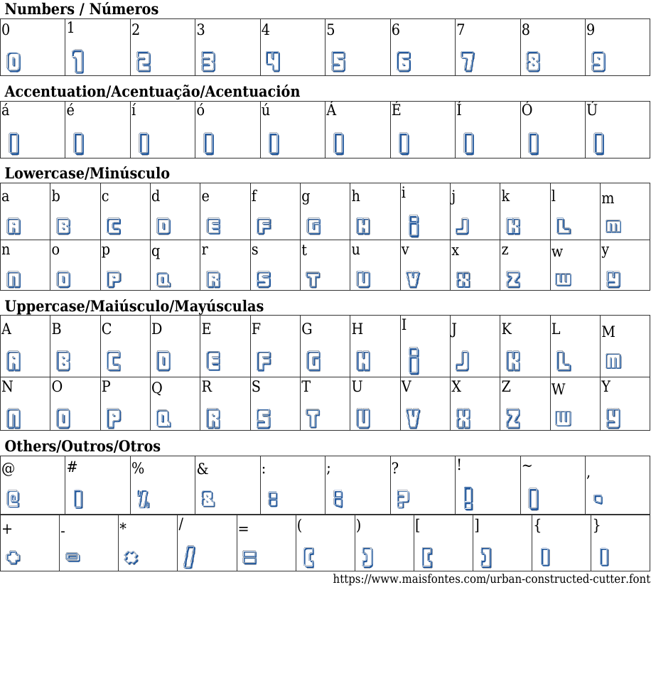 Urban Constructed Cutter: Free Font Download | MaisFontes