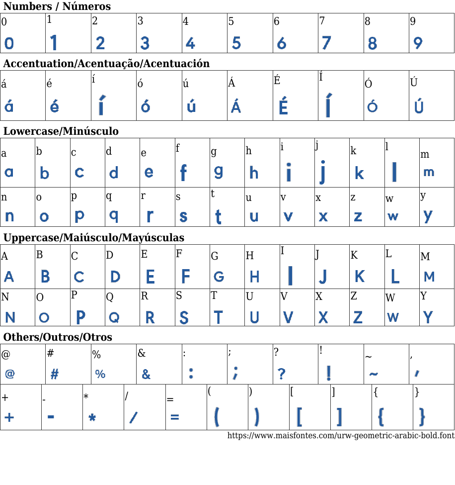 Geometric Arabic Bold: Download Free Font | MaisFontes