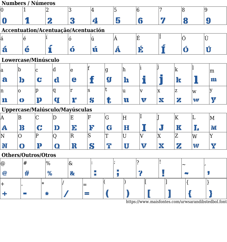 Sarandib Stencil Demi Bold: Free Font Download | MaisFontes