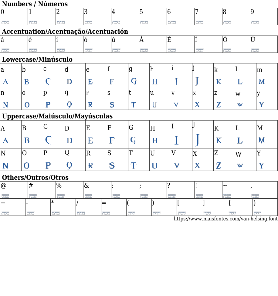 Van Helsing: Free Font Download | MaisFontes