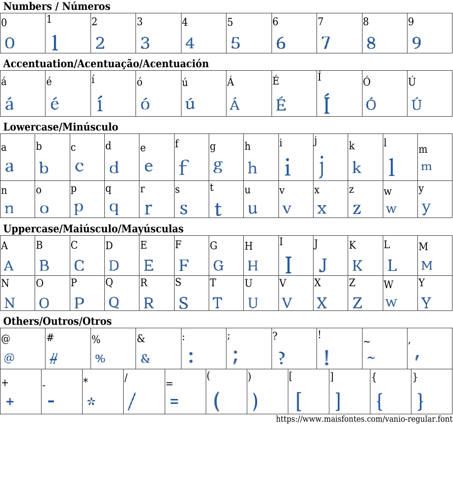 Vanio Regular: Free Font Download | MaisFontes