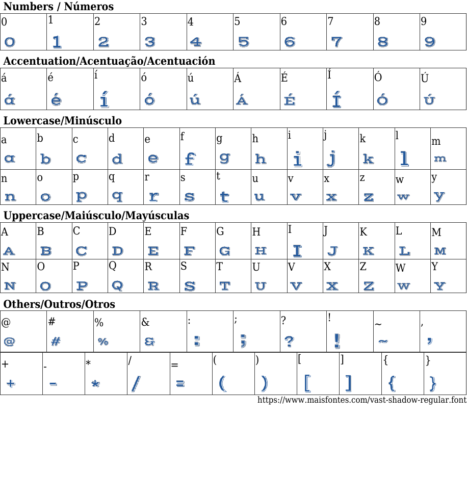 Vast Shadow Regular Font: Free Download | MaisFontes