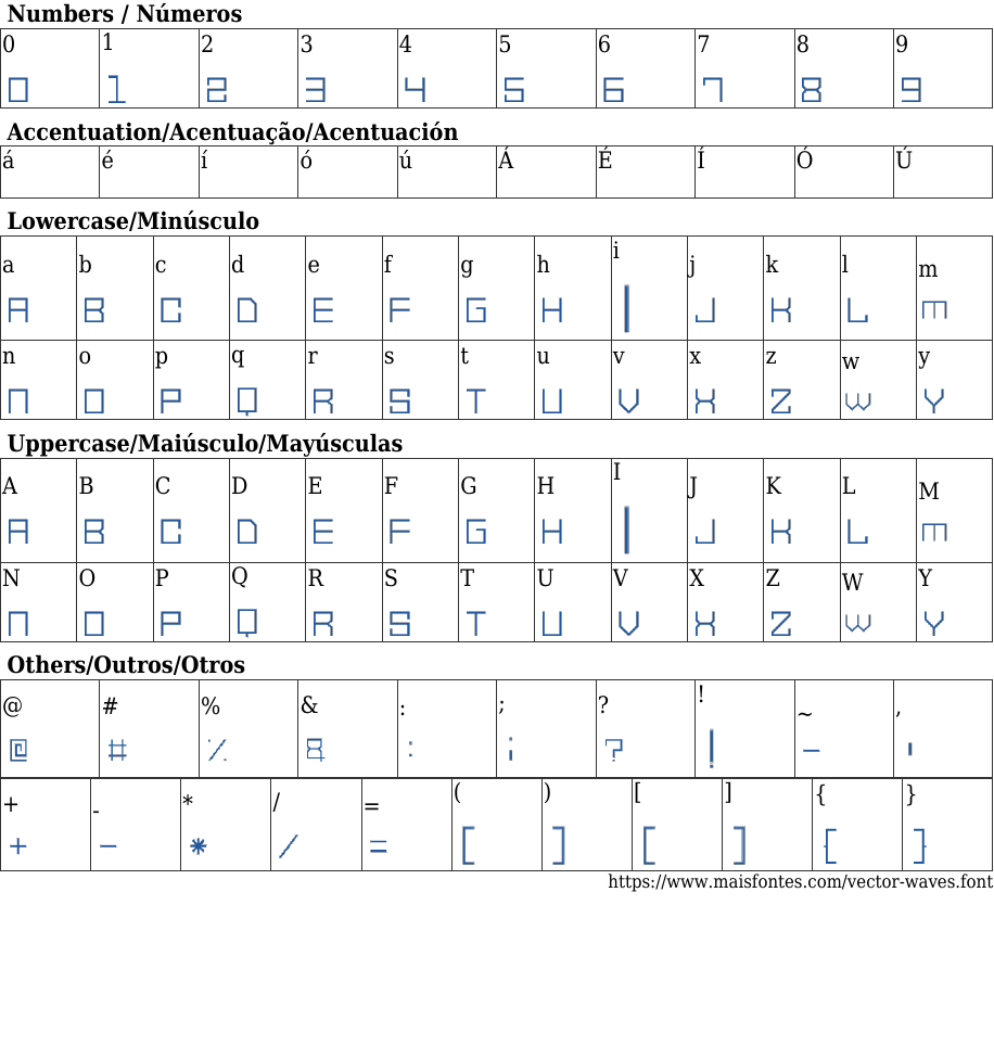 Vector Waves: Free Font Download | MaisFontes
