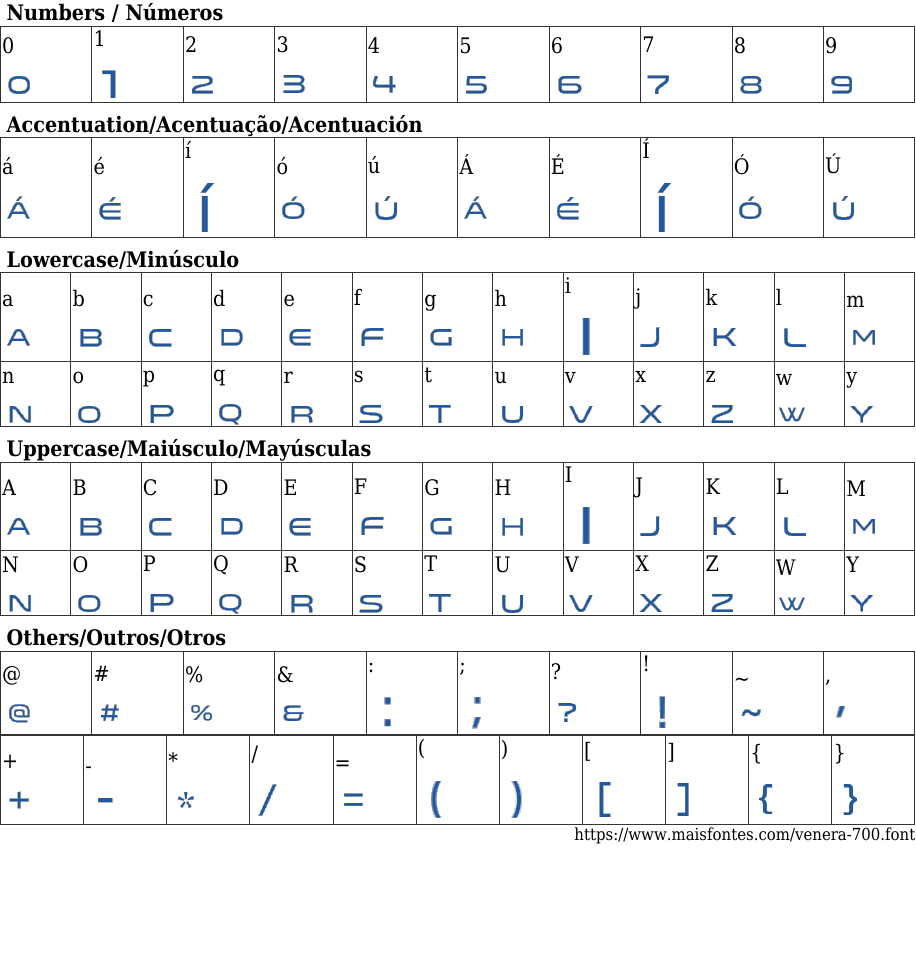 Venera 700: Free Font Download | MaisFontes