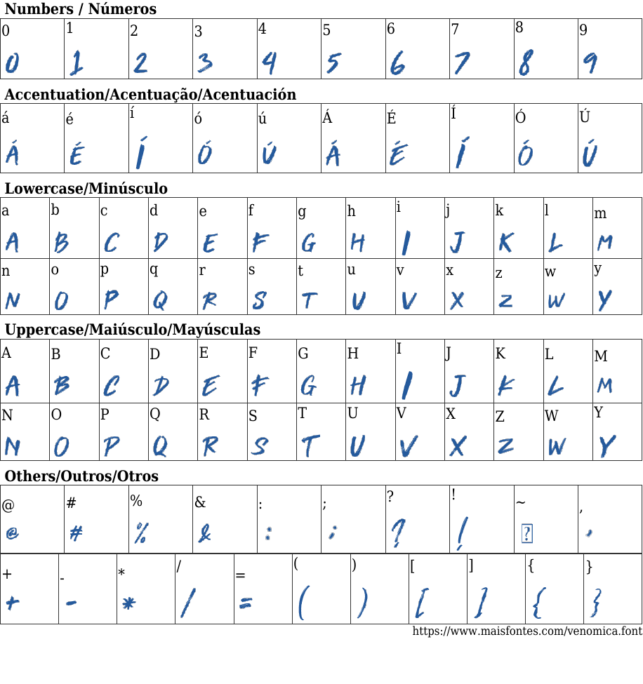 Venomica: Free Font Download | MaisFontes