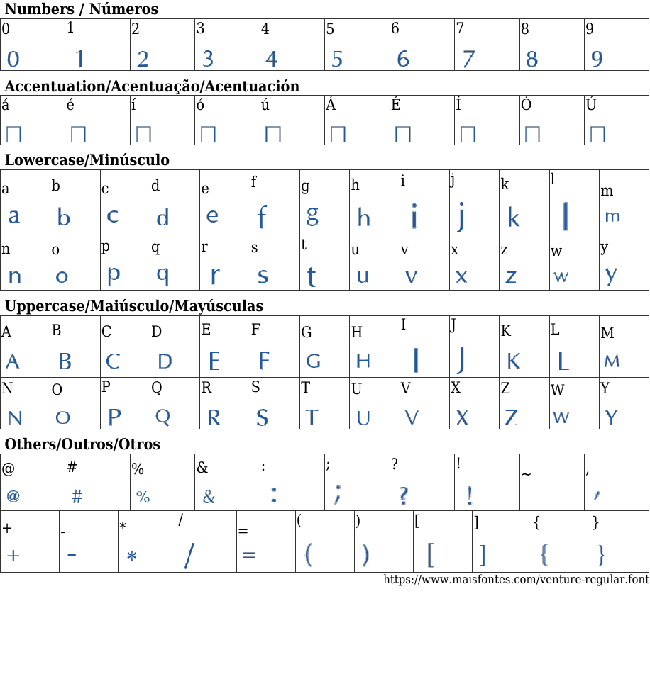 Venture Regular: Baixar Fonte Grátis | MaisFontes