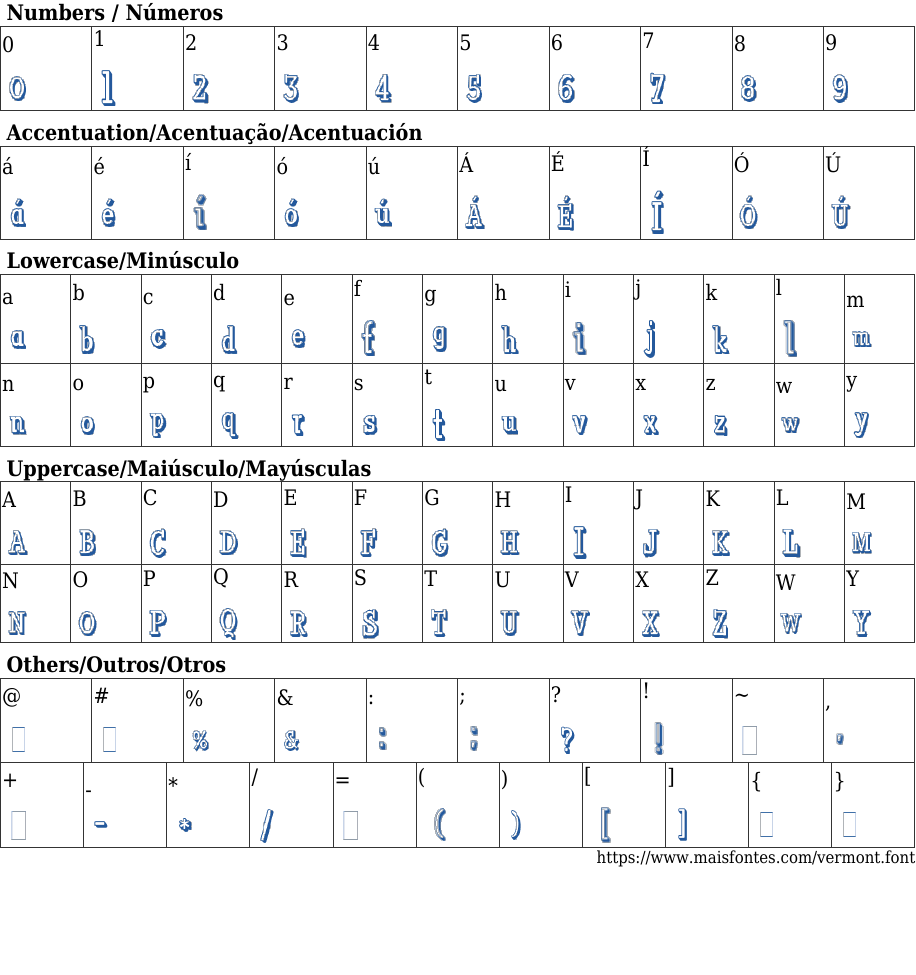 Vermont: Free Font Download | MaisFontes