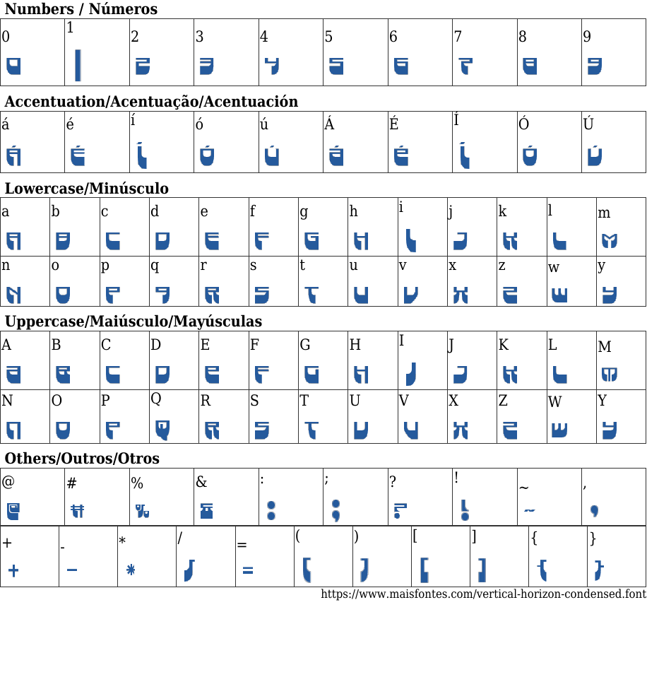 Vertical Horizon Condensed: Free Font Download | MaisFontes