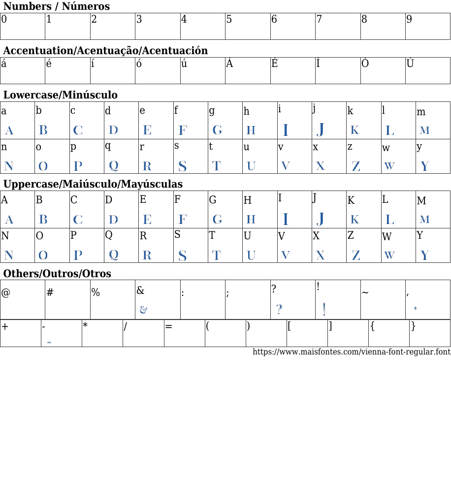 Vienna Font Regular: Free Font Download | MaisFontes