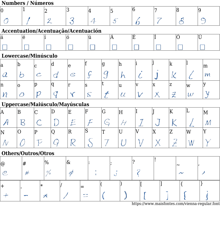 Vienna Regular: Free Font Download | MaisFontes
