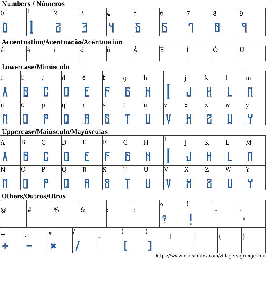 Villagers Grunge: Free Font Download | MaisFontes