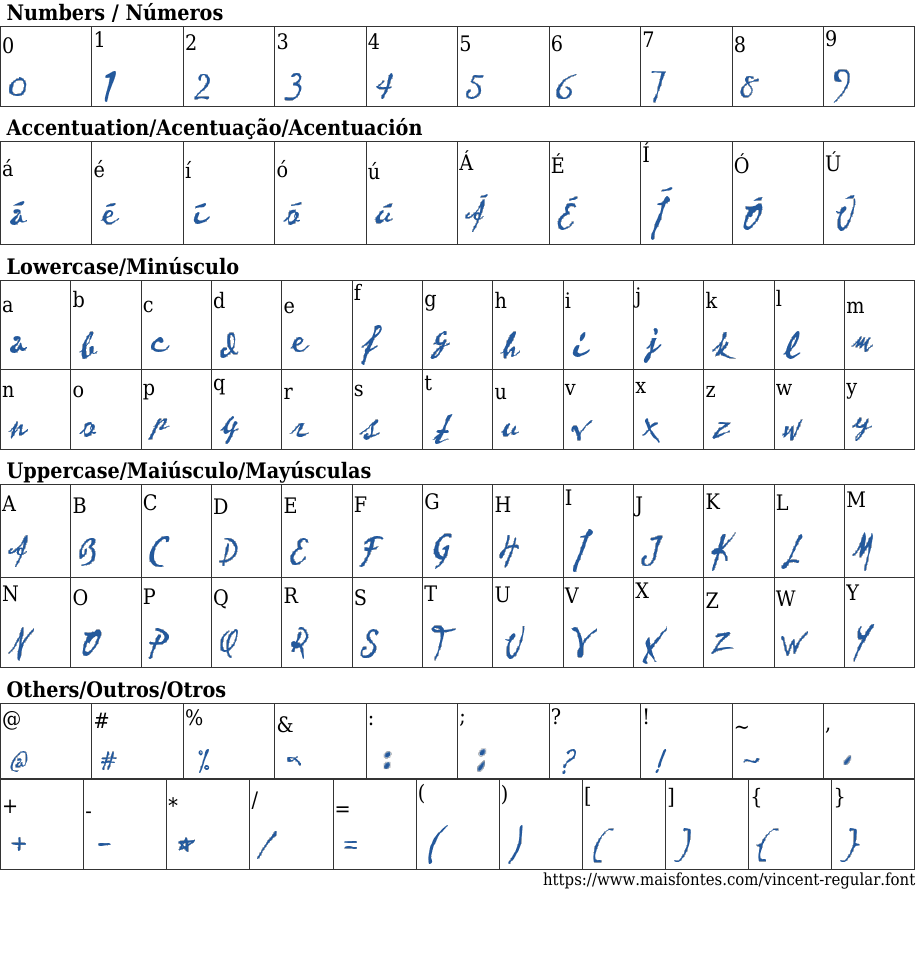 Vincent Regular: Download Free Font | MaisFontes