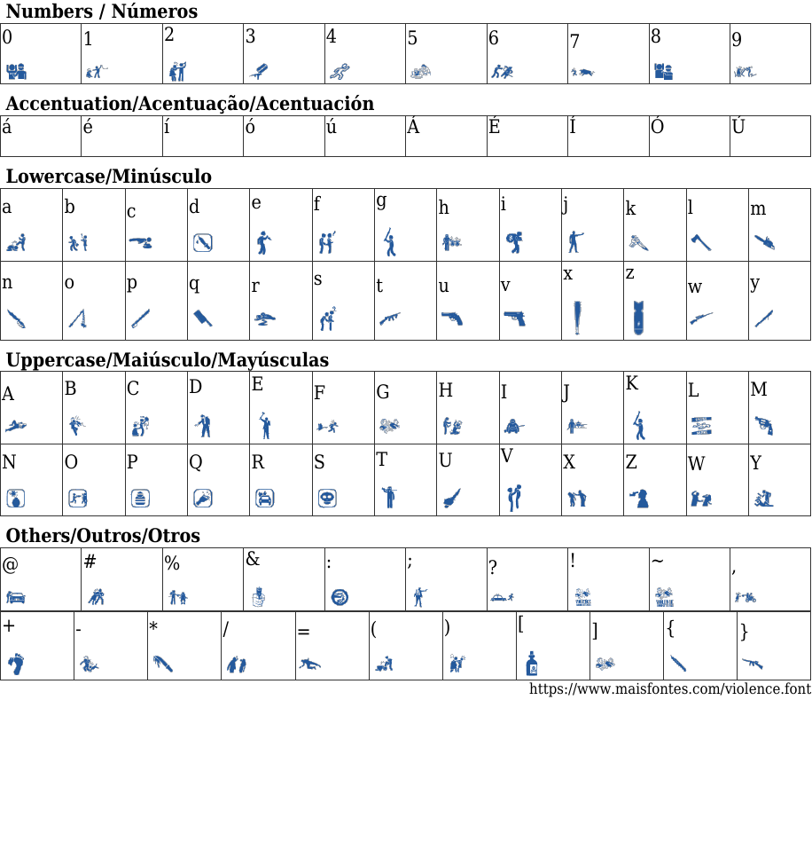 Violence Font: Free Download | MaisFontes