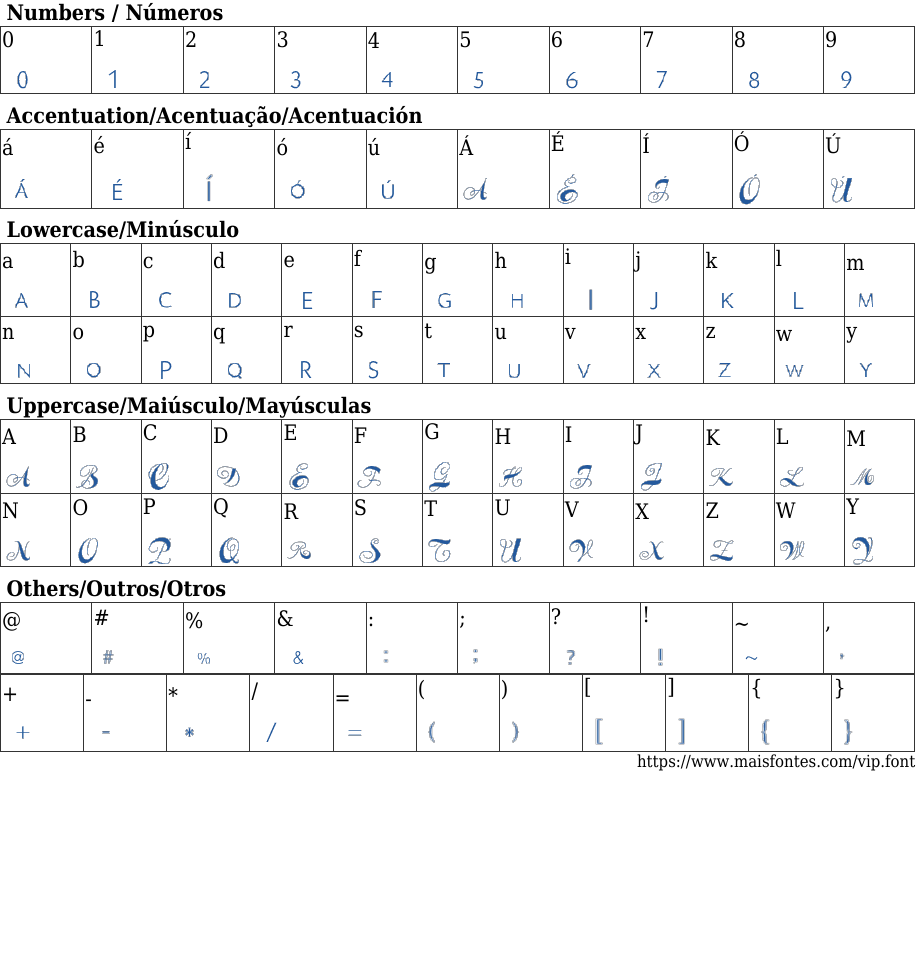 VIP: Free Font Download | MaisFontes