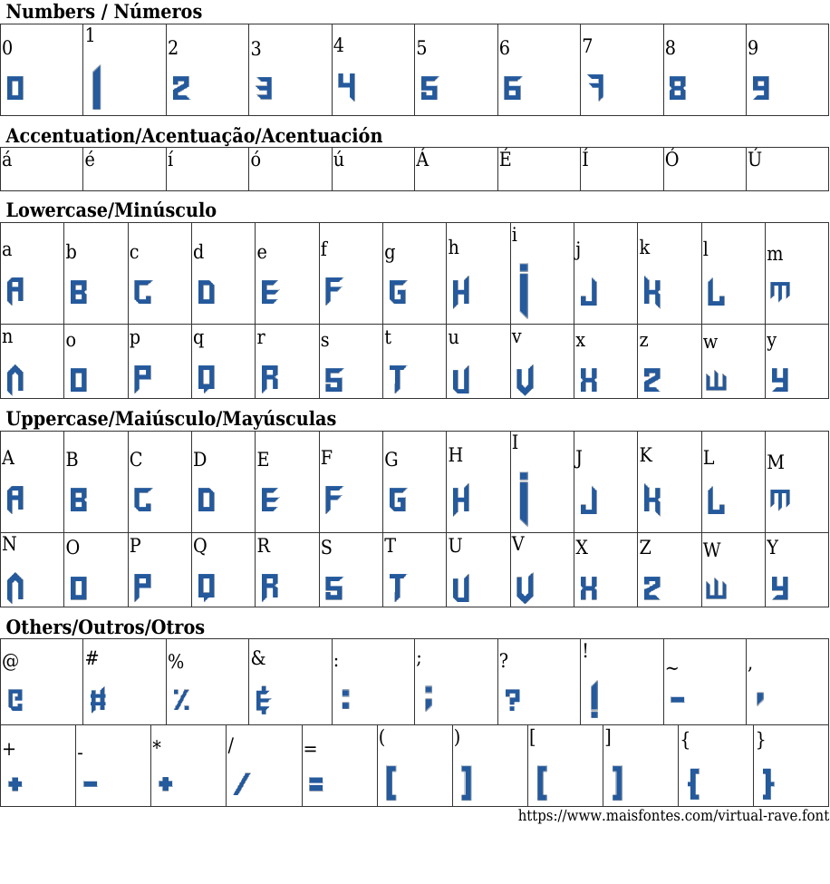 Virtual Rave Font: Free Download | MaisFontes