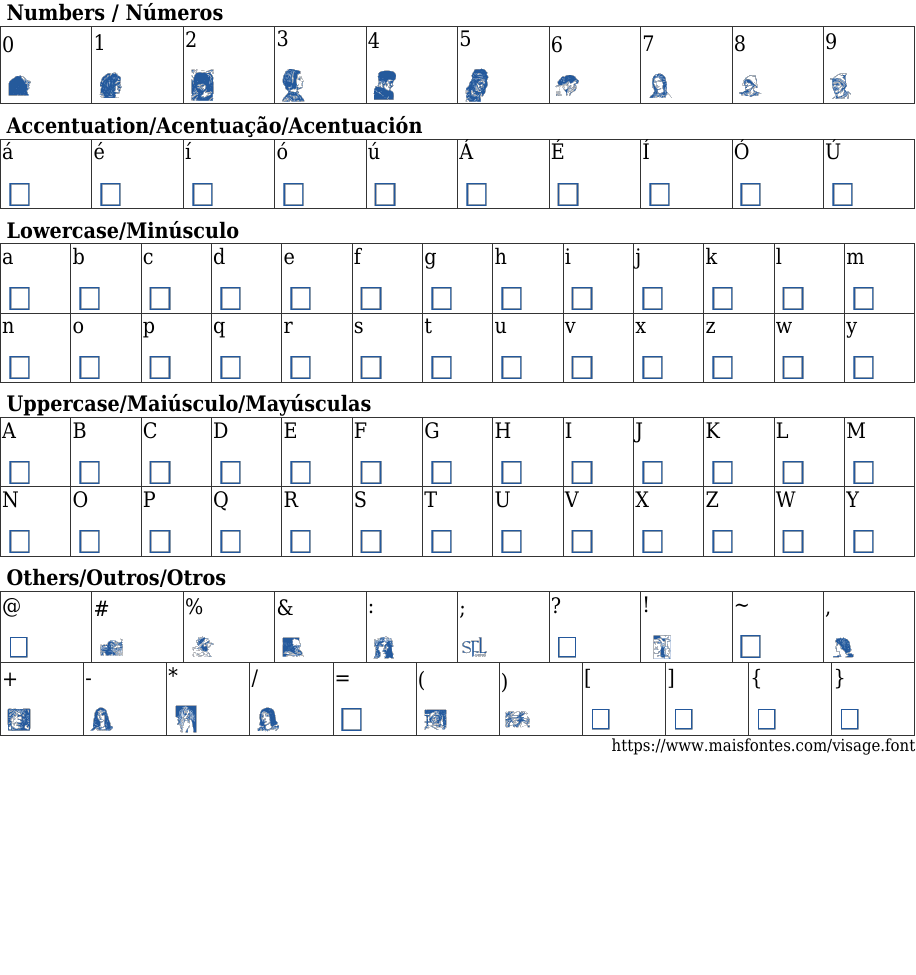 Visage: Free Font Download | MaisFontes