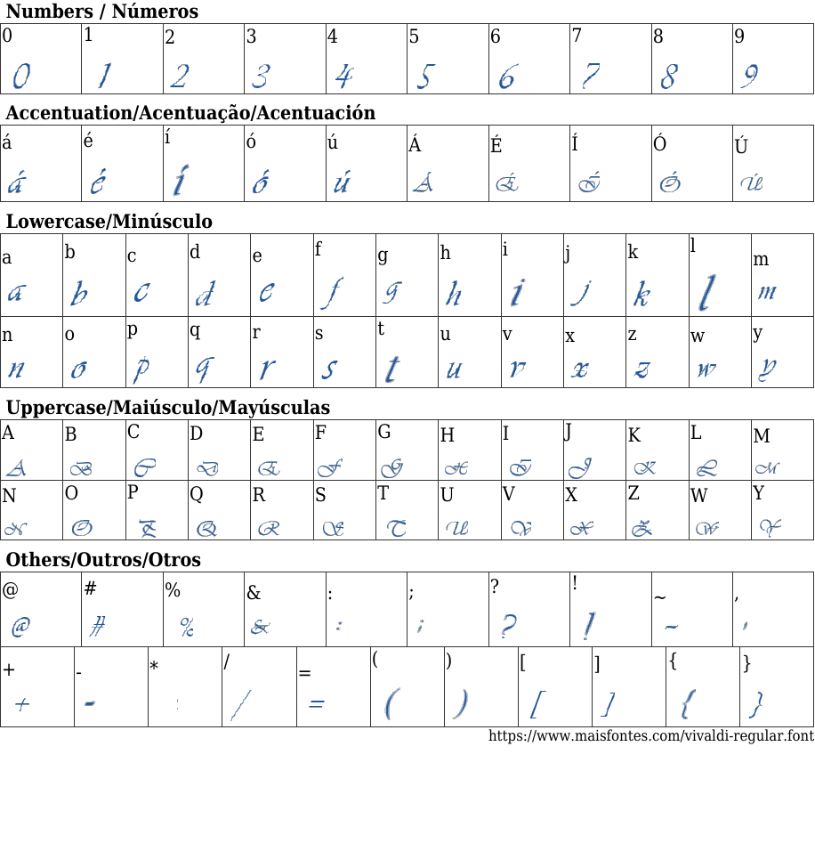 Vivaldi Regular: Baixar Fonte Grátis | MaisFontes