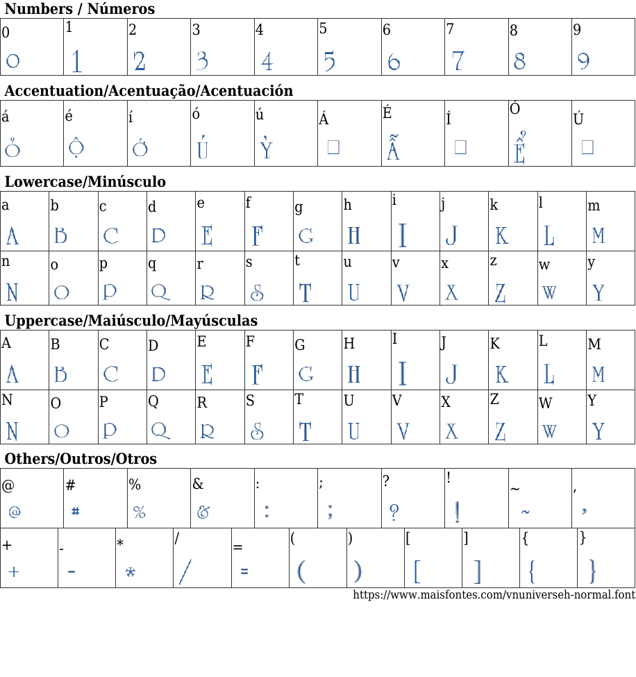 Vn Universe H Normal: Baixar Fonte Grátis | MaisFontes