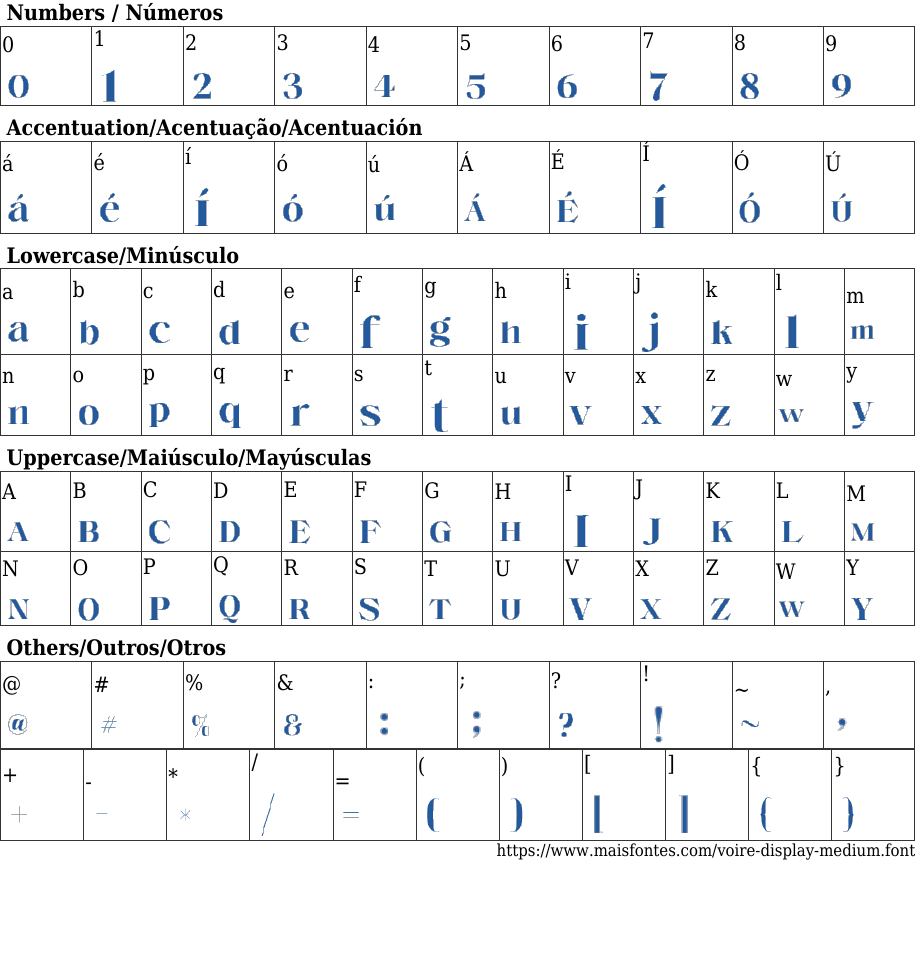 Voire Display Medium: Free Font Download | MaisFontes