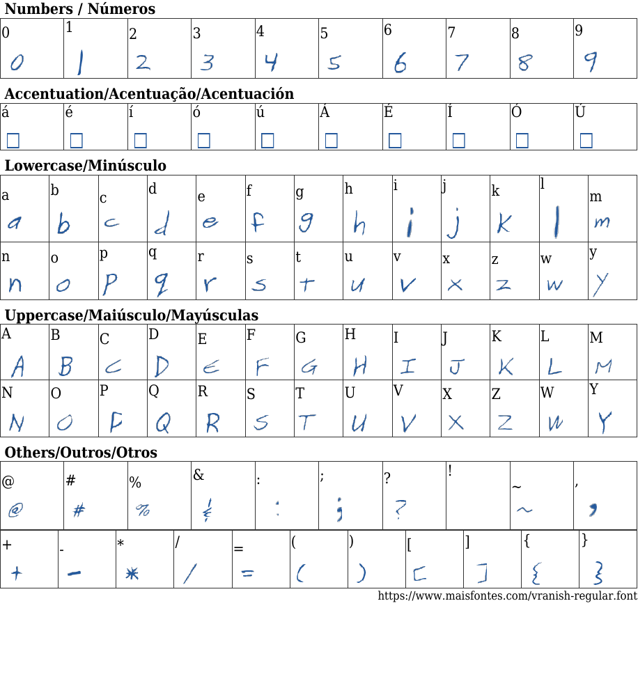 Vranish Regular Font: Free Download | MaisFontes