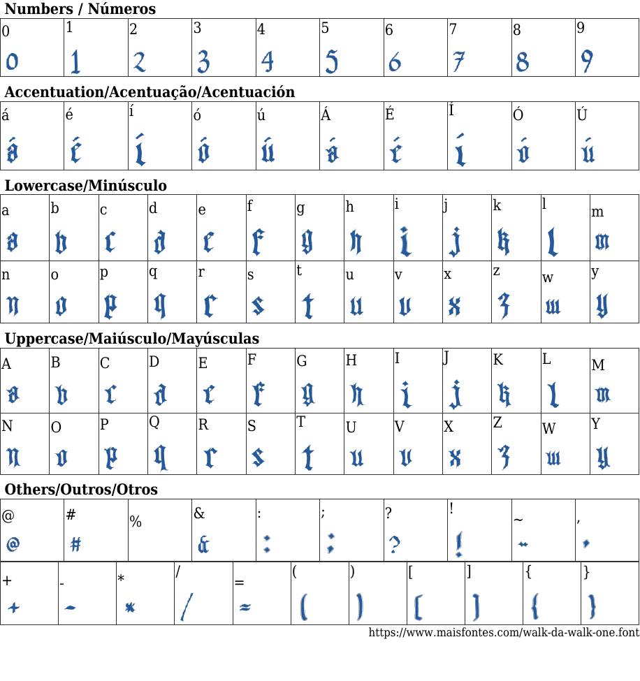 Walk Da Walk One: Baixar Fonte Grátis | MaisFontes