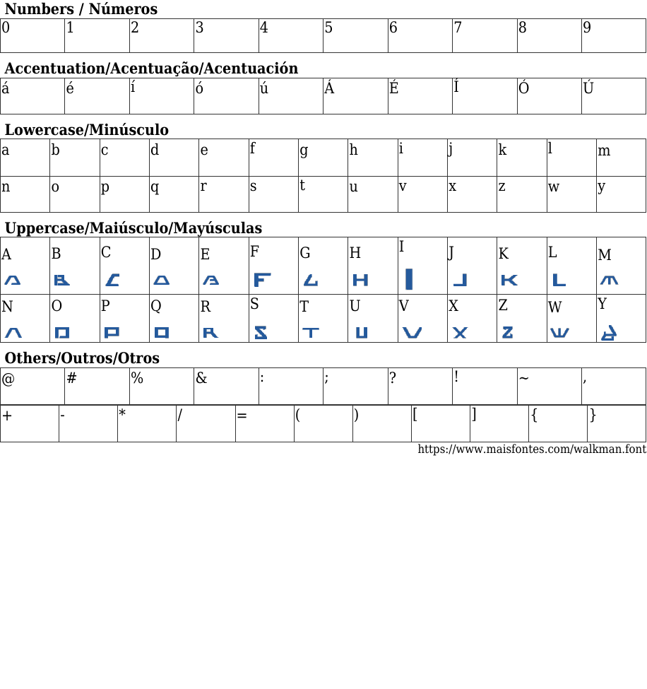 WALKMAN CAPS: Free Font Download | MaisFontes