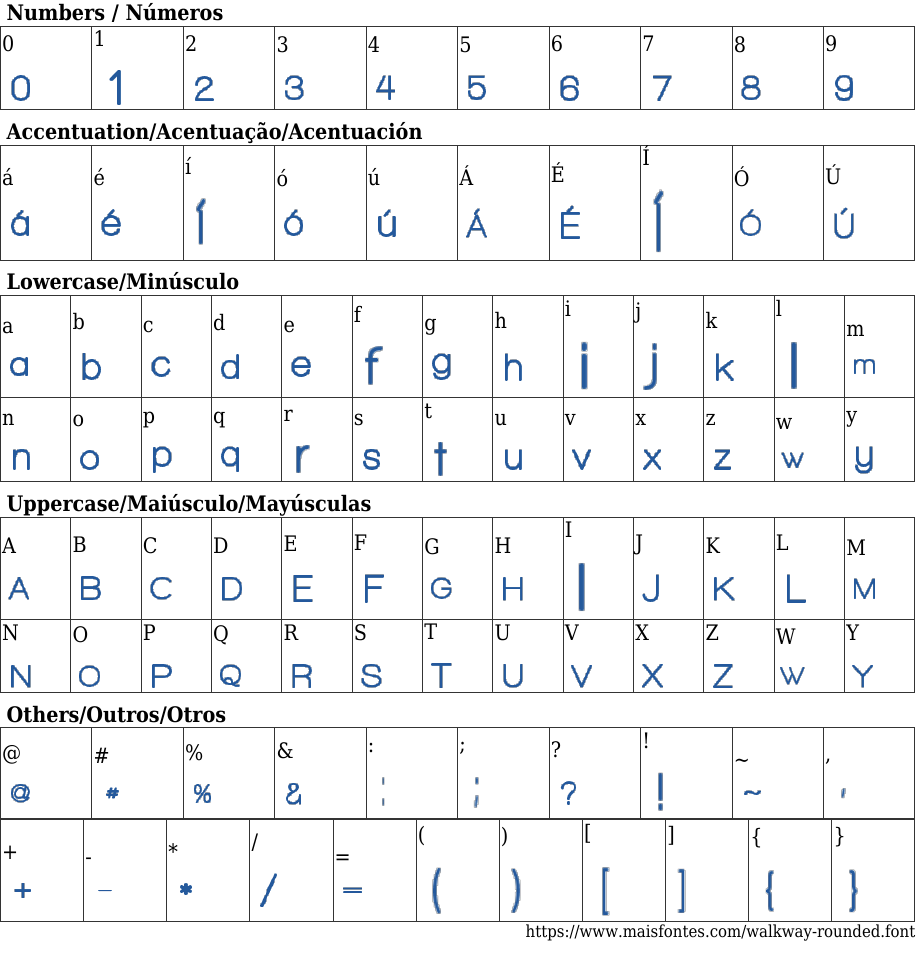 Walkway Rounded: Free Font Download | MaisFontes