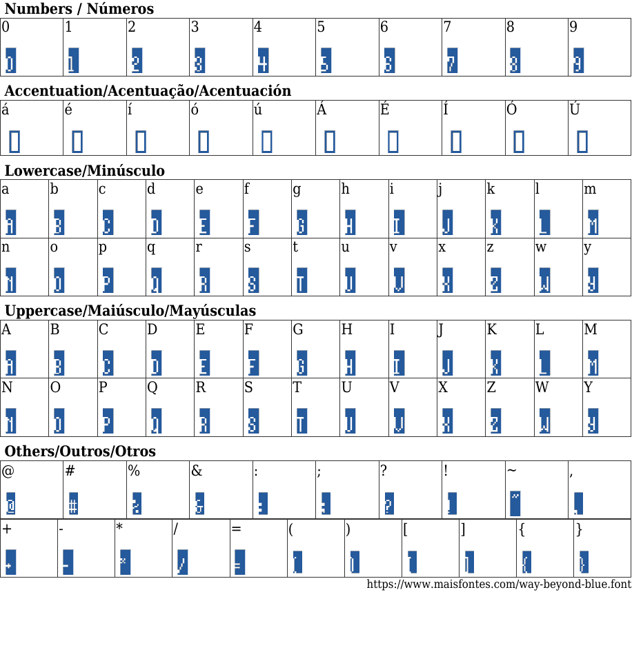 Way beyond blue: Baixar Fonte Grátis | MaisFontes