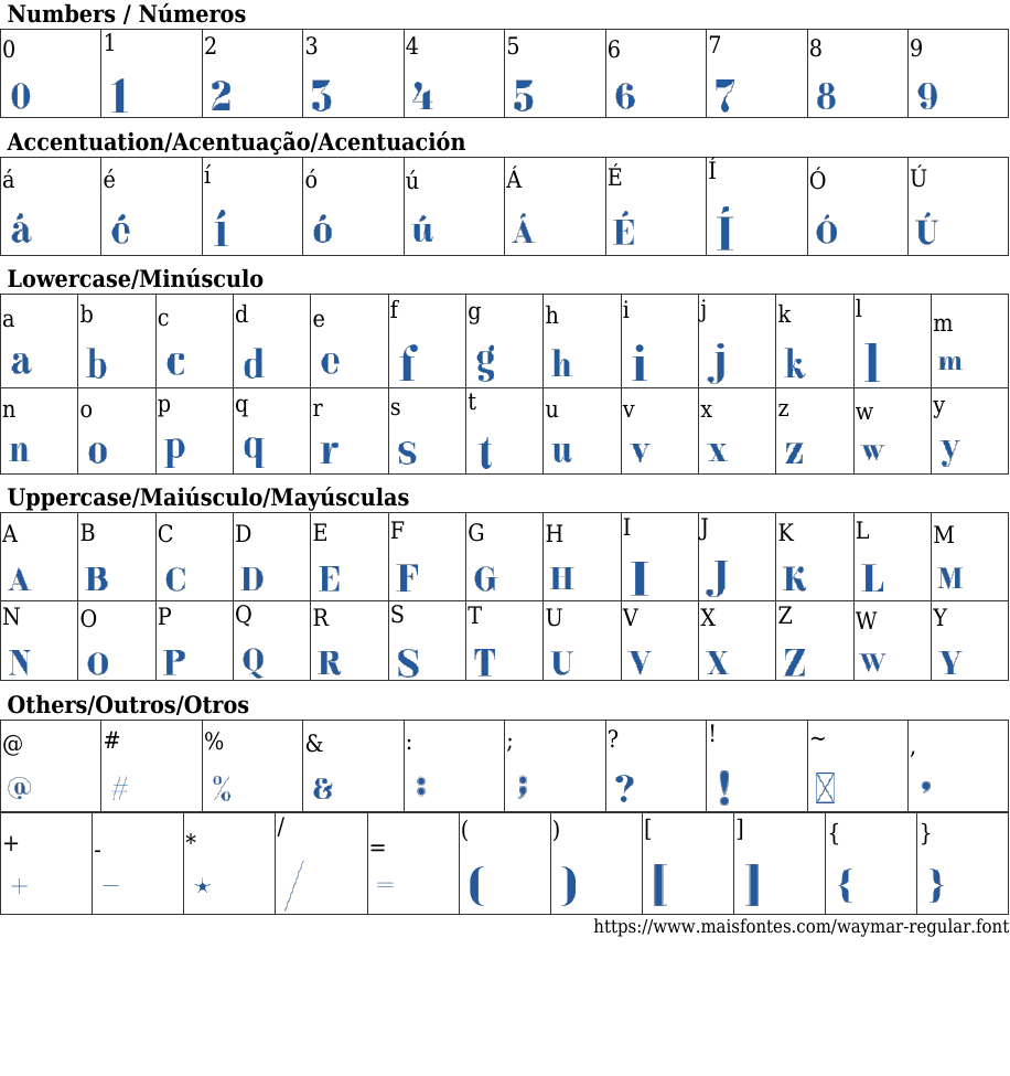 Waymar: Free Font Download | MaisFontes