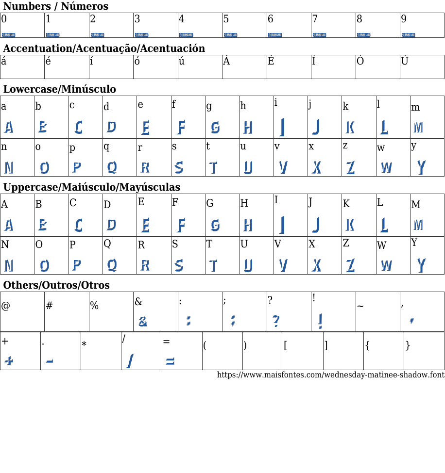 Wednesday Matinee Shadow: Baixar Fonte Grátis | MaisFontes