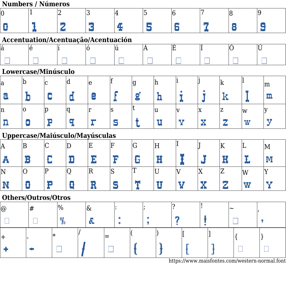Western Normal: Free Font Download | MaisFontes