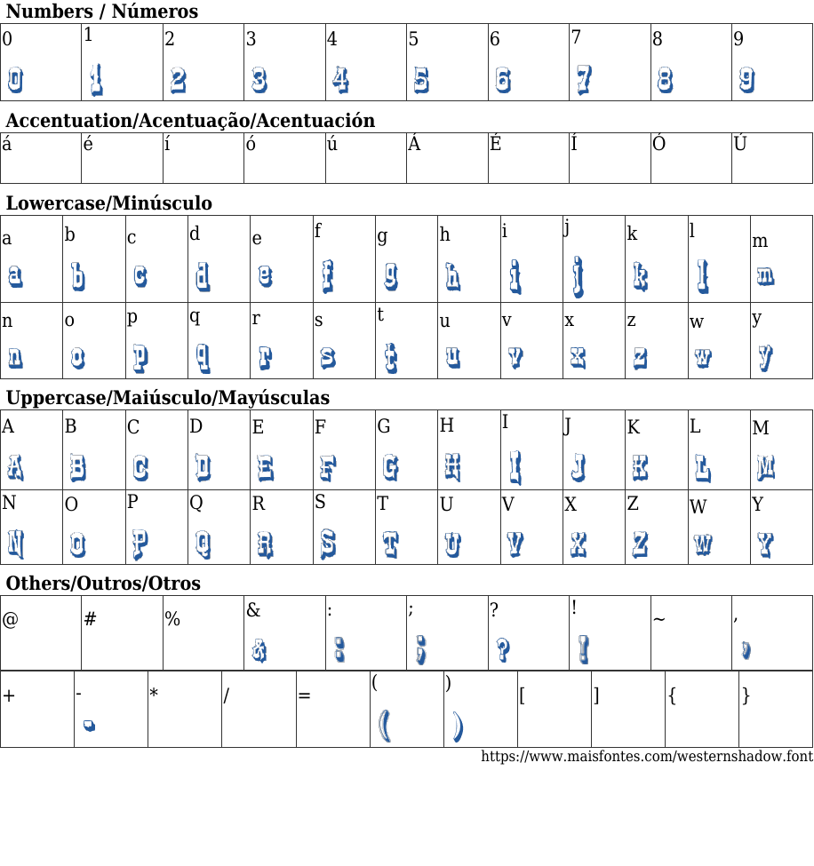 Western Shadow: Free Font Download | MaisFontes
