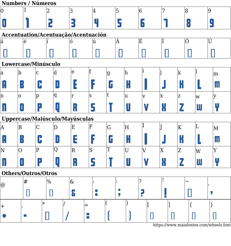 Wheels: Free Font Download | MaisFontes
