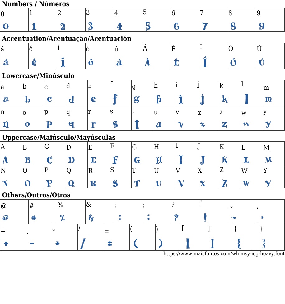 Whimsy ICG Heavy: Baixar Fonte Grátis | MaisFontes