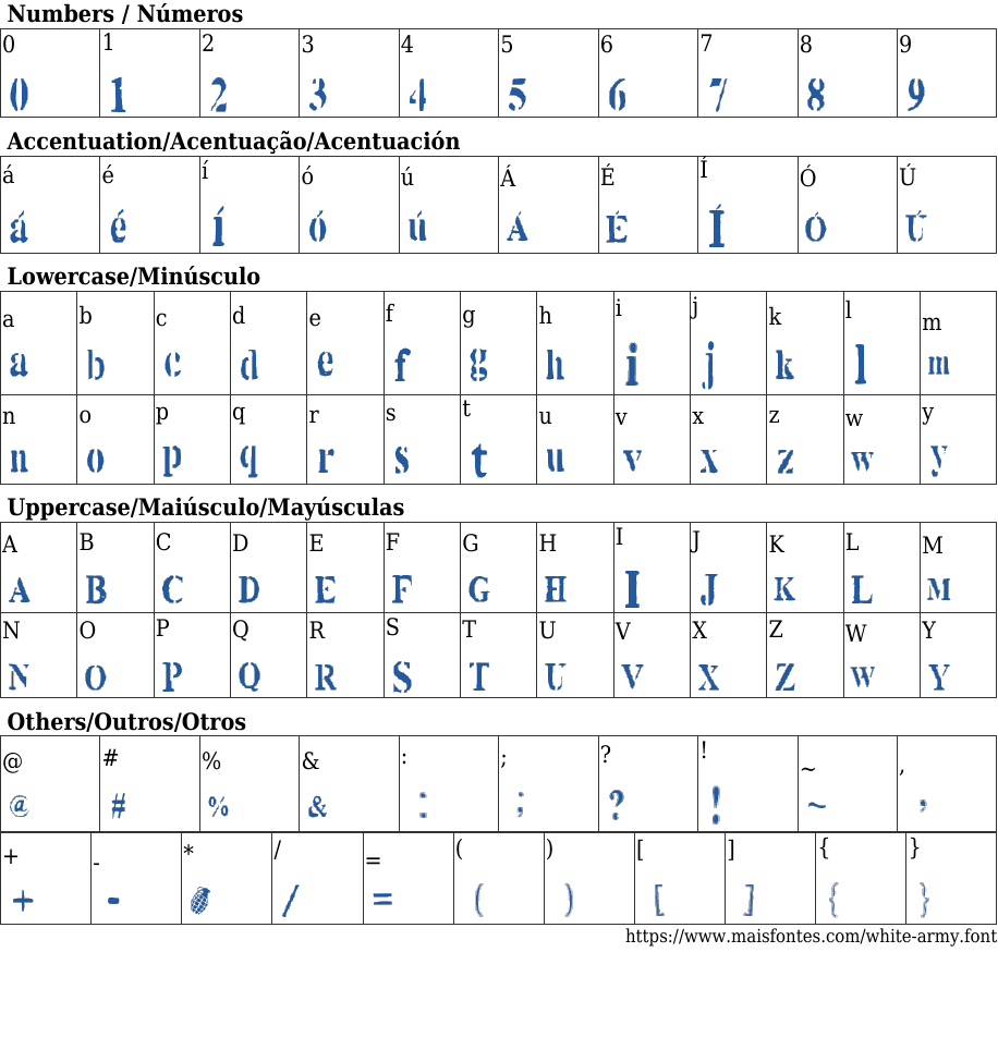 White Army: Baixar Fonte Grátis | MaisFontes
