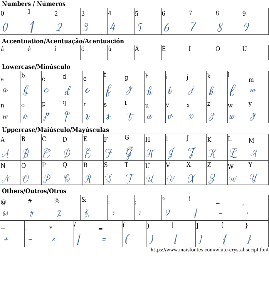 White Crystal Script: Baixar Fonte Grátis | MaisFontes
