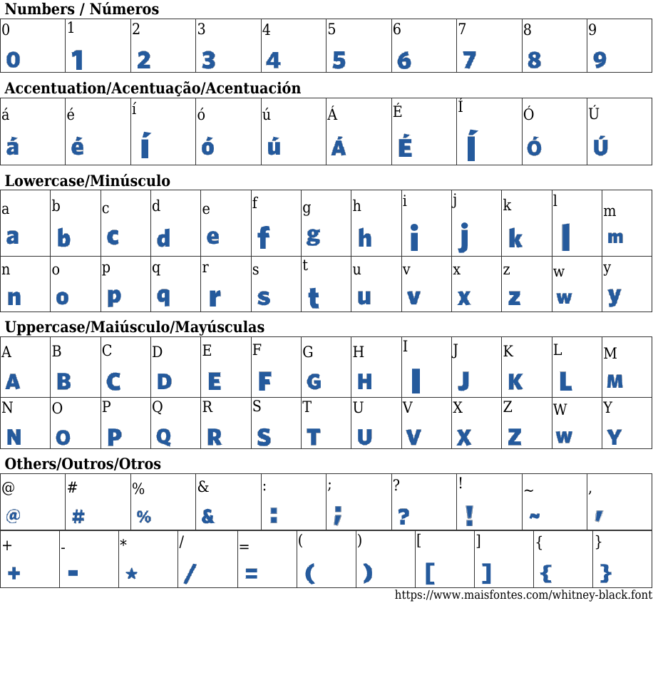 Whitney Black Font: Free Download | MaisFontes