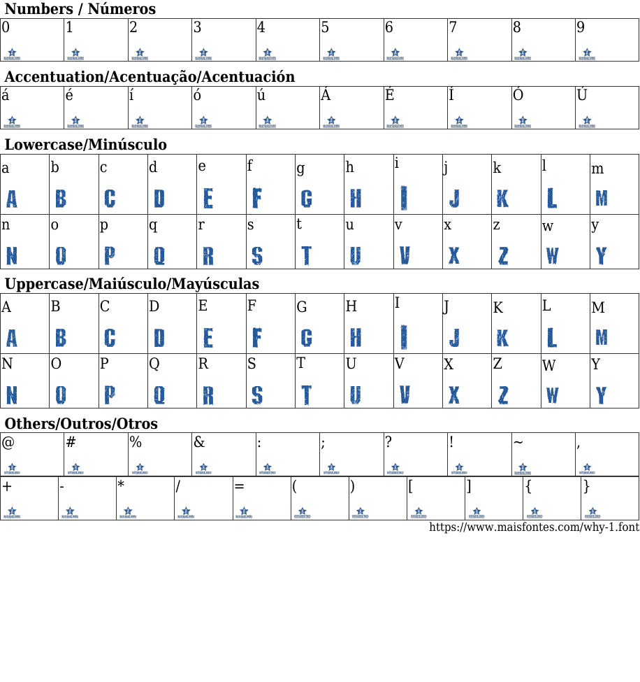 WHY: Free Font Download | MaisFontes