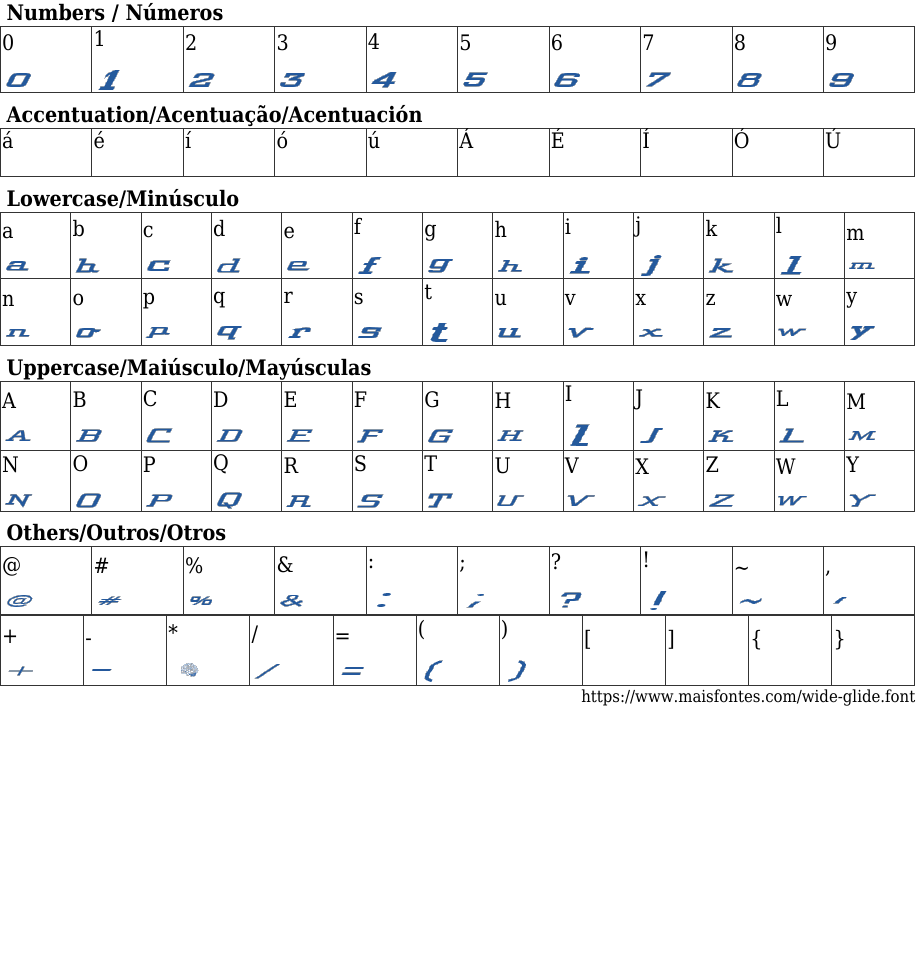 Wide Glide: Free Font Download | MaisFontes